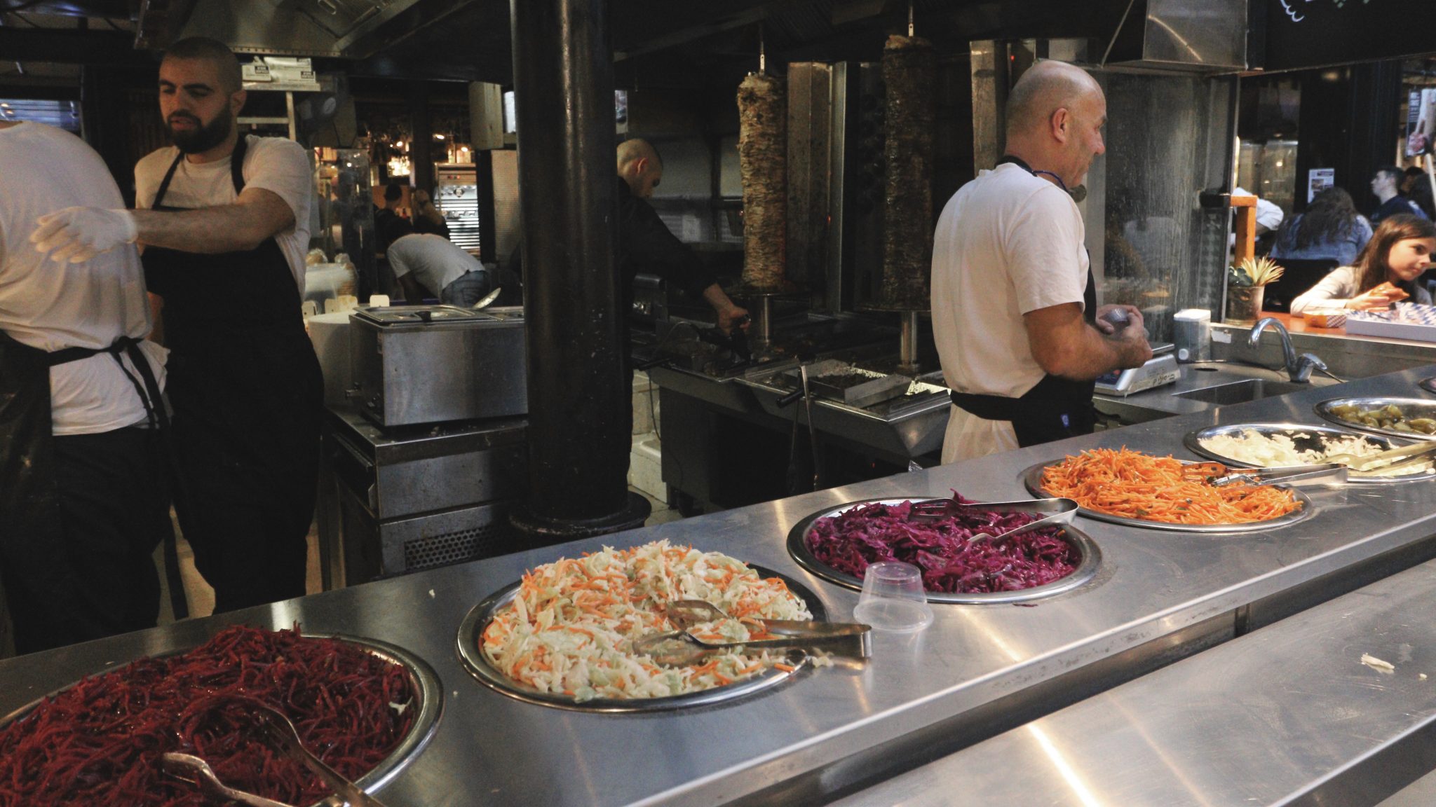 Shawarma, the street food star-dish of the Middle Eastern cuisine ...