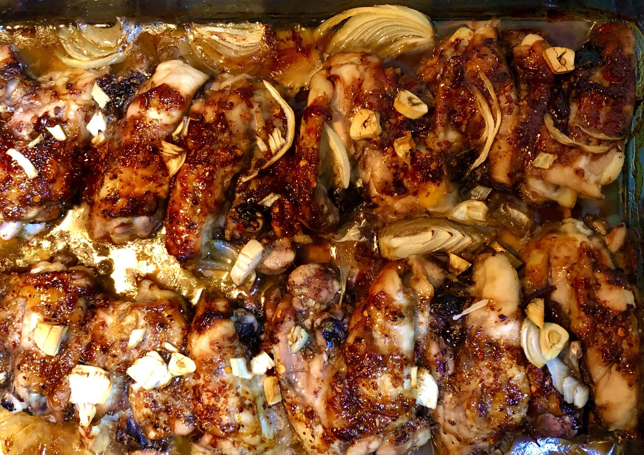 Plum-Glazed Chicken | Peppers.org